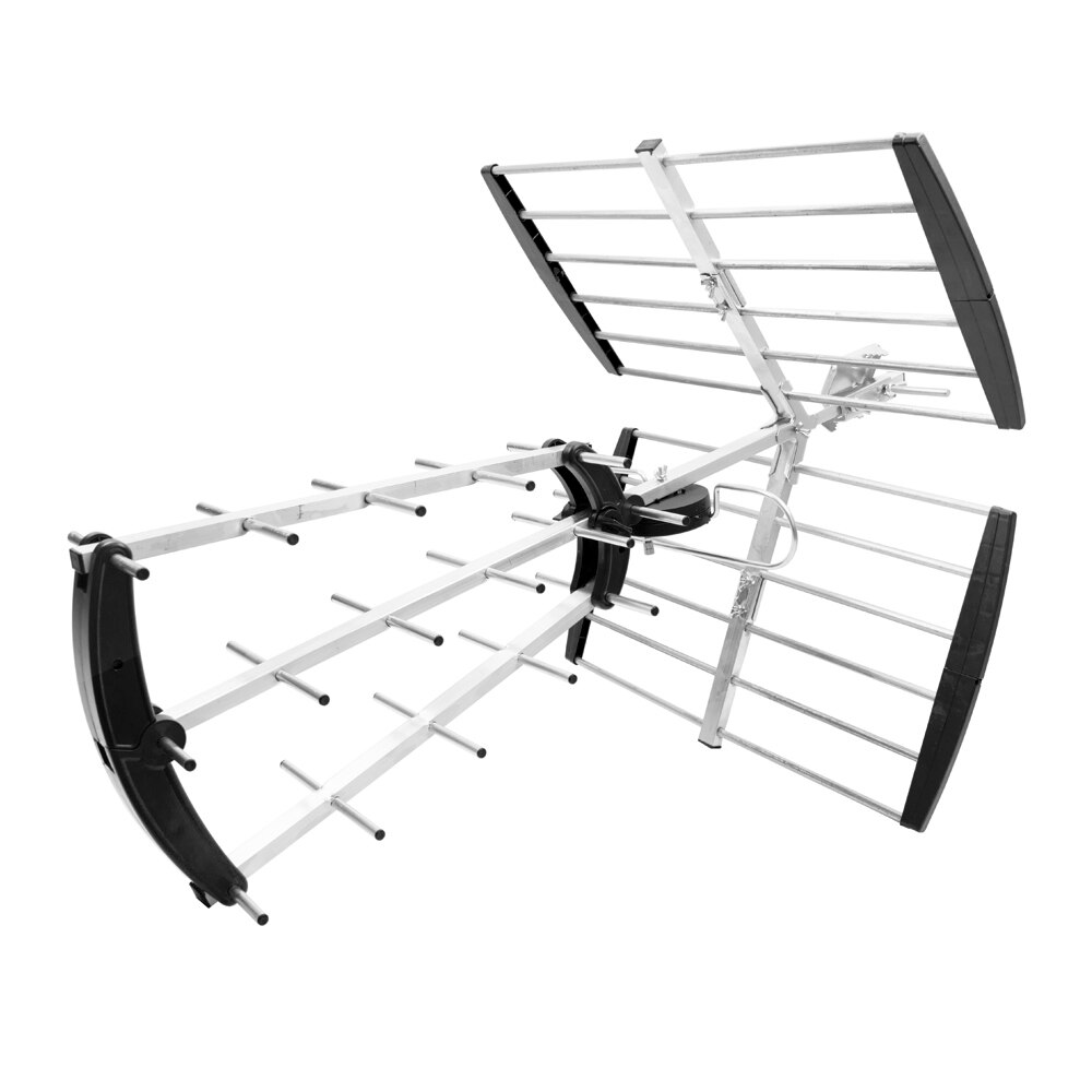 Antena TV PNI 25DB-1DVBL, cu amplificator, TVD01, DVB-T2, semnal TV ...