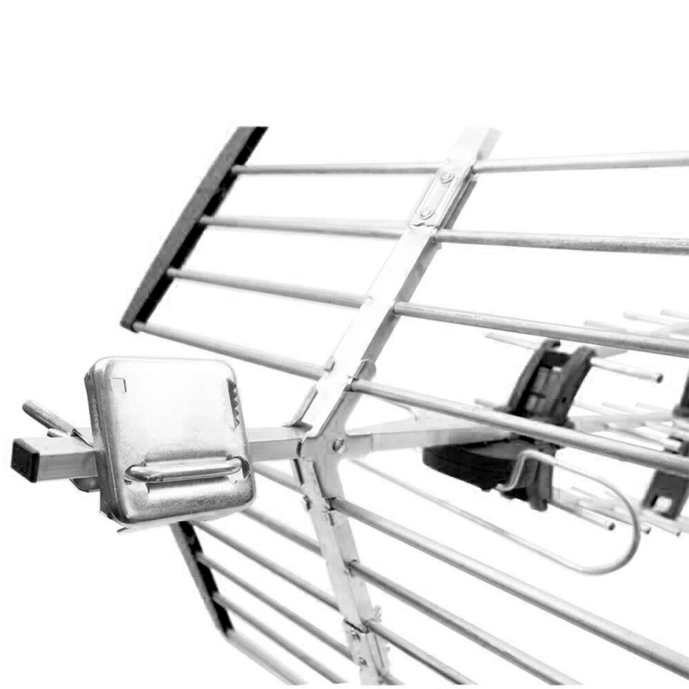 Antena TV PNI 25DB-1DVBL, cu amplificator, TVD01, DVB-T2, semnal TV ...