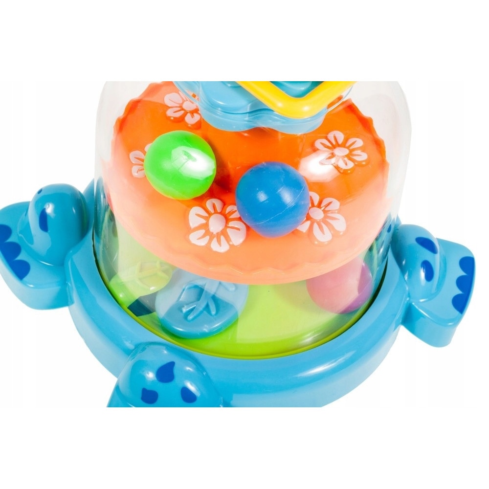 Jucarie interactiva cu bile Blue Hipopotan - eMAG.ro