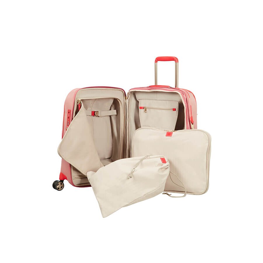 Troler spinner 55cm extensibil, rosu, Samsonite, gallantis - eMAG.ro