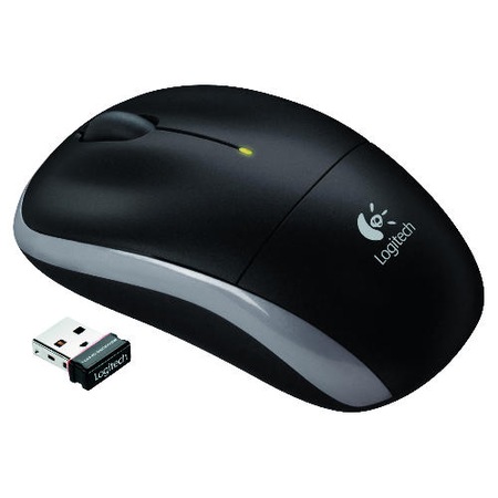 Mouse Logitech M195 Wireless, Negru - eMAG.ro