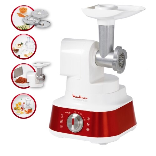 Robot de bucatarie Moulinex FP 656GBE, 850 W, 1.5 l blender, 3 l bol ...