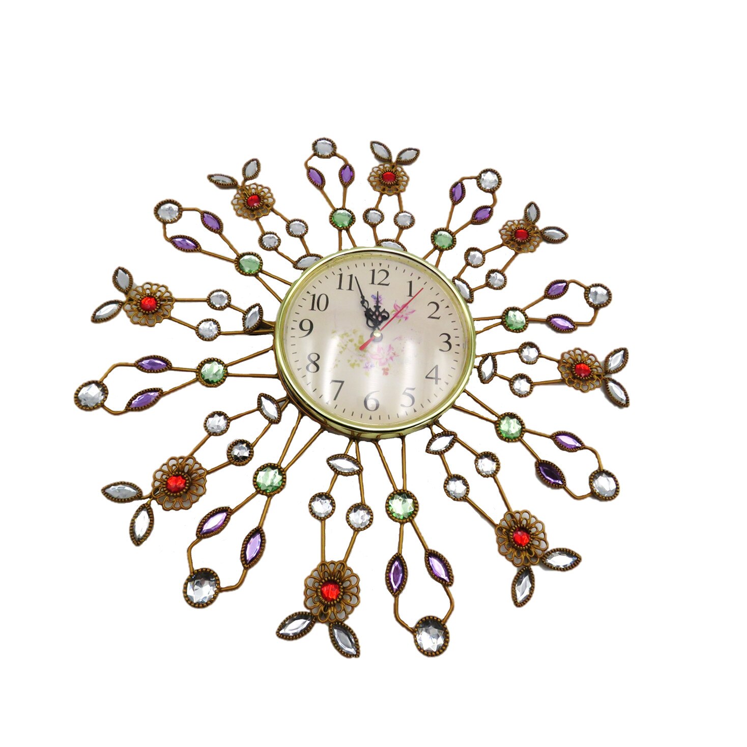 Ceas mecanic, metalic, 45 cm, aramiu - eMAG.ro