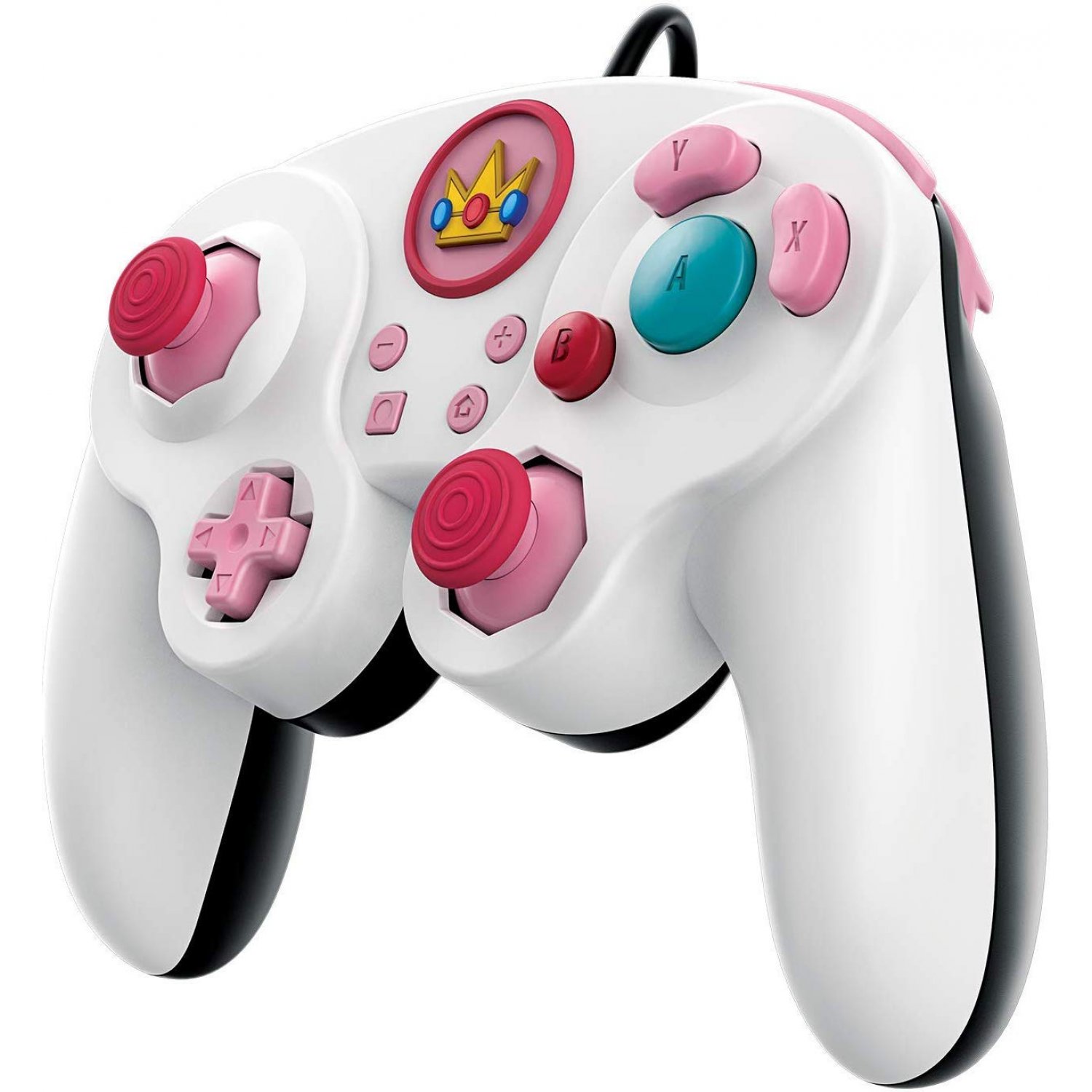 Controller cu Fir Nintendo Super Mario Peach Smash Pad Pro Alb pentru ...
