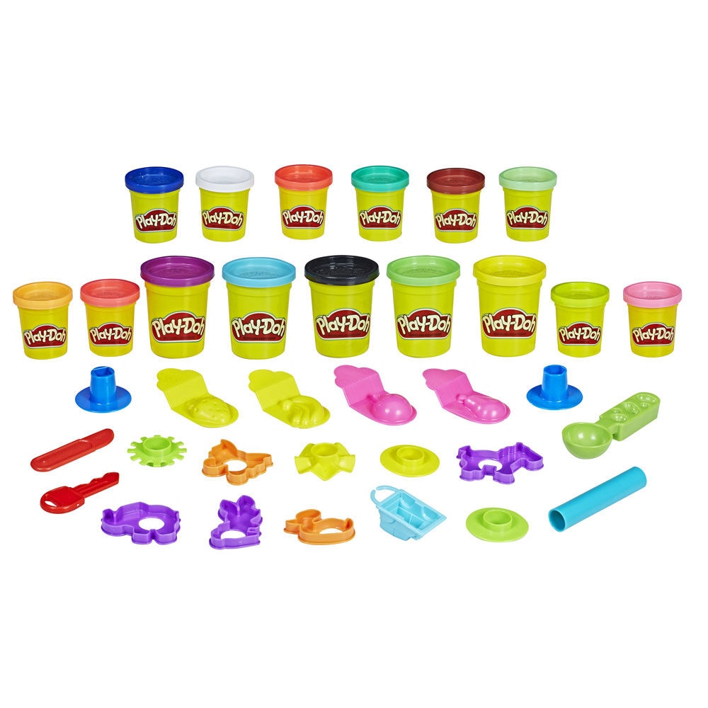 Комплект Hasbro, Play-Doh, Mountain of Colours, 20 бр - eMAG.bg