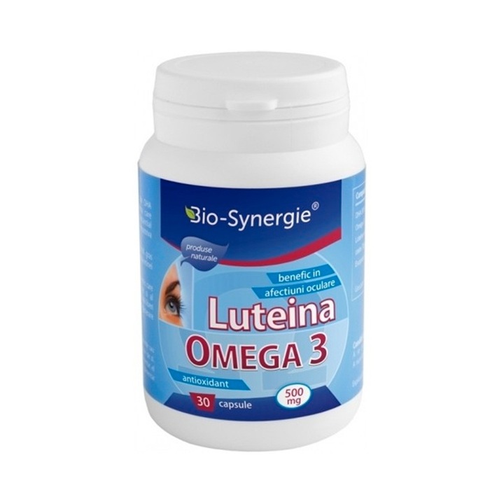 Supliment alimentar Luteina Omega 3 Bio-Synerie, 30 capsule - eMAG.ro