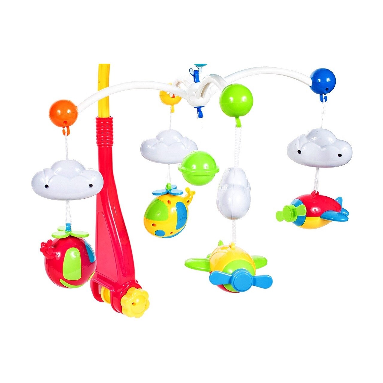 Carusel pentru patut cu proiector UFO, Malplay 104997 - eMAG.ro