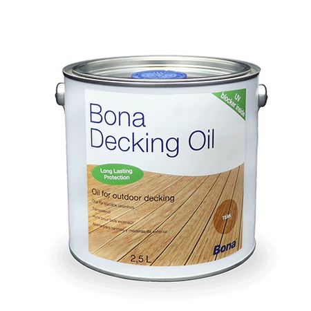 Ulei tratare terase deck din lemn culoare teak Bona 2.5 Litri - eMAG.ro