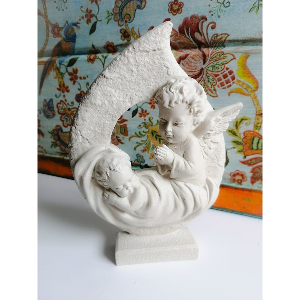 Figurina ipsos in forma de Ingeras, Crafts Shop, Alb, + 3 ani - eMAG.ro