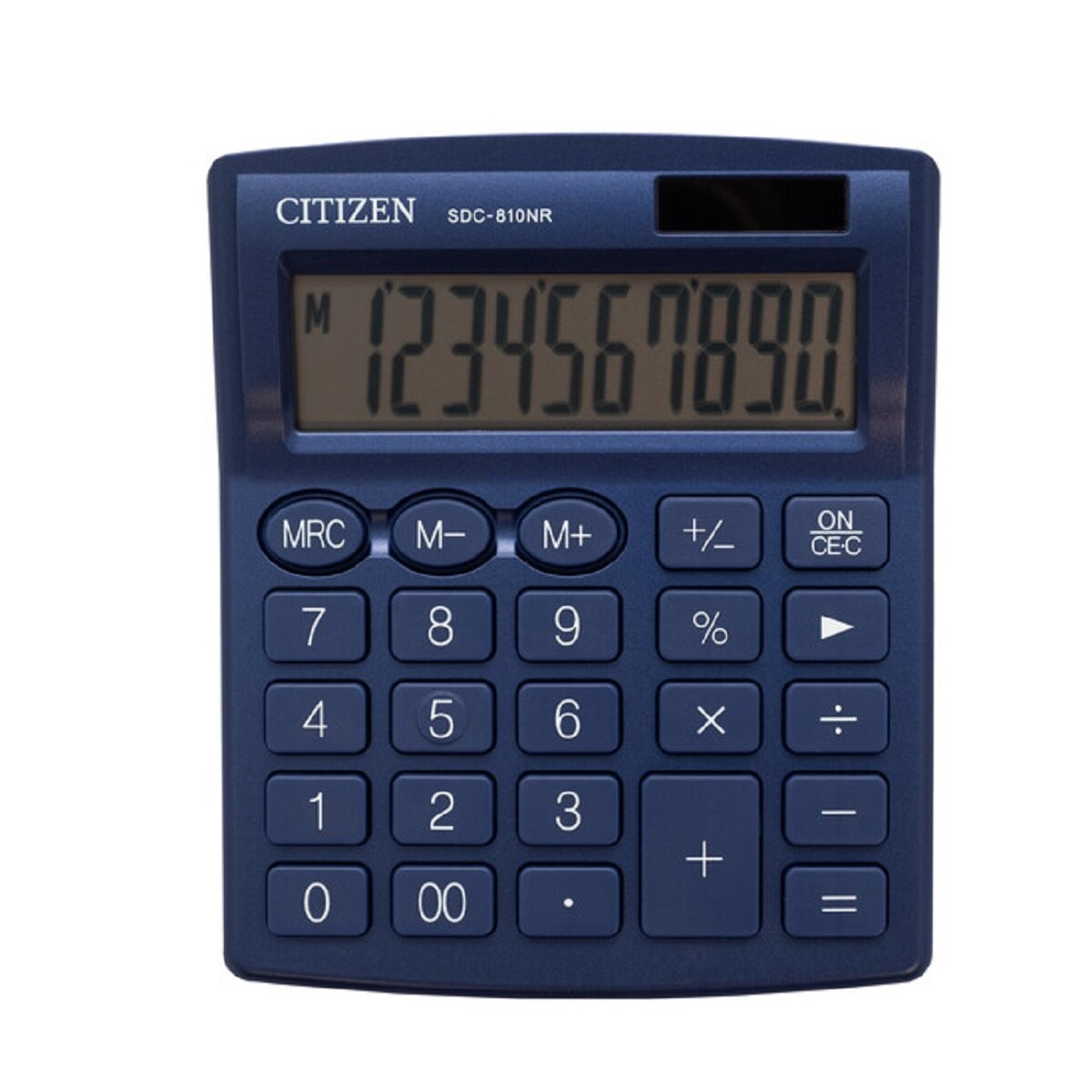Calculator de birou Citizen SDC-810NVE, 10 digiti, albastru - eMAG.ro