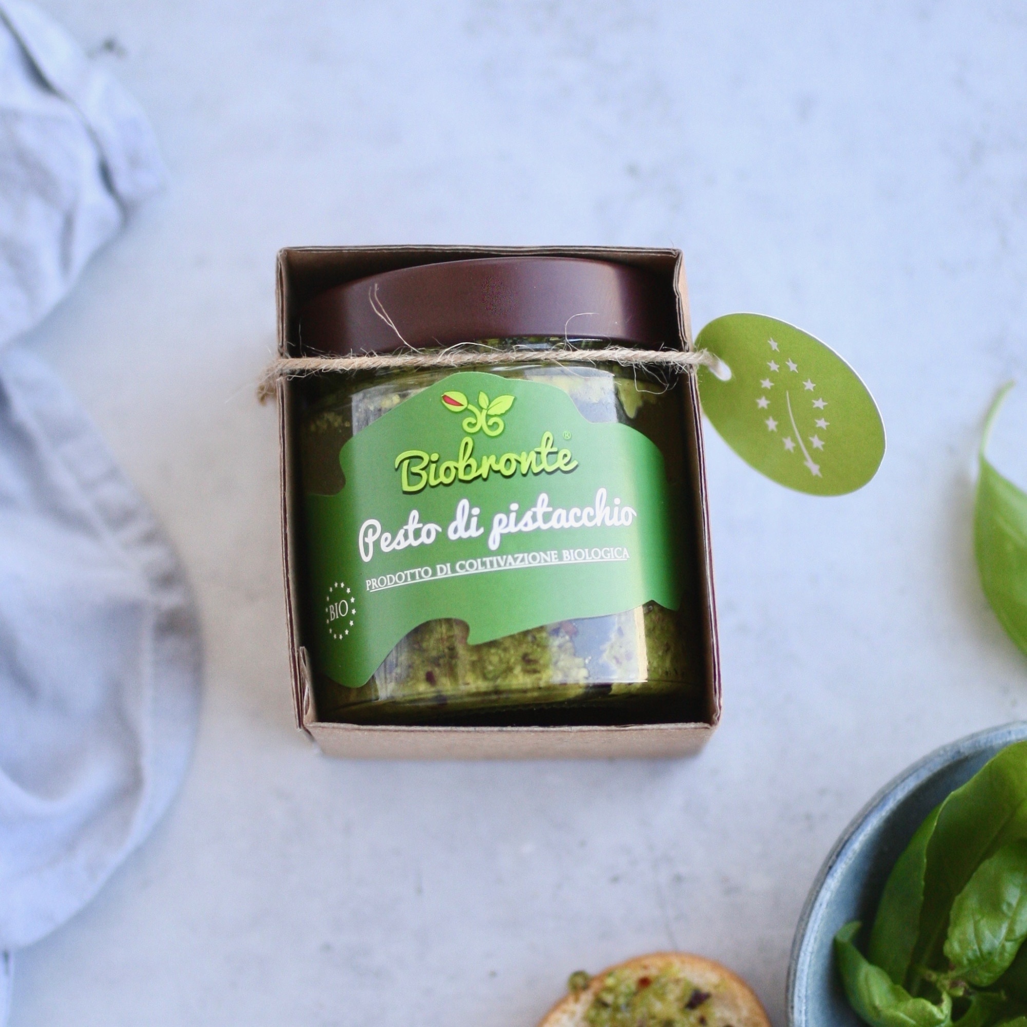 Pesto de fistic de Bronte BioBronte, 150 gr - eMAG.ro