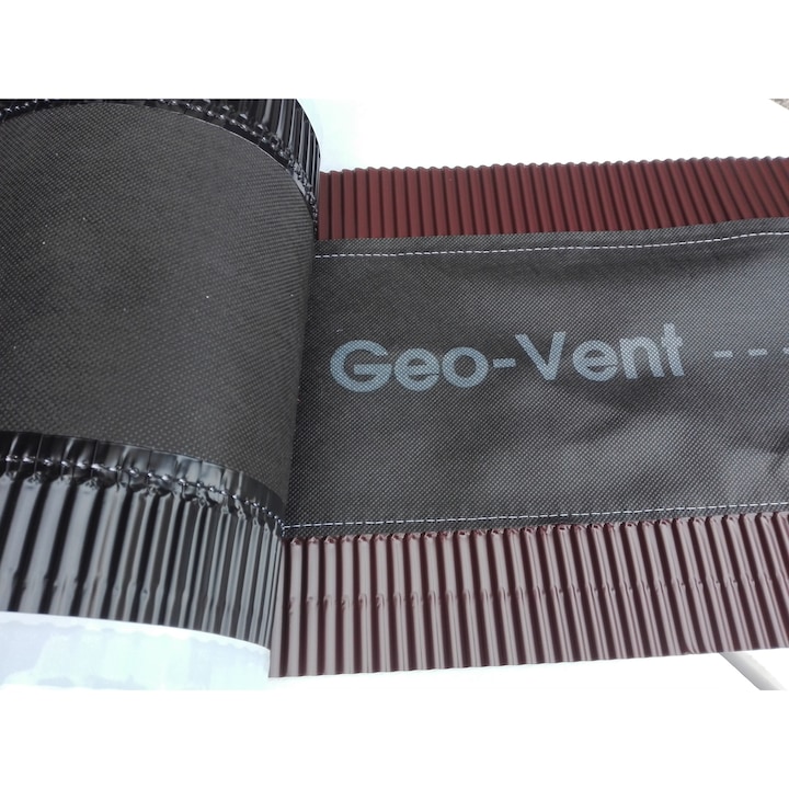 Banda coama tigla ceramica/beton, maro (RAL 8017), 300 mm - eMAG.ro