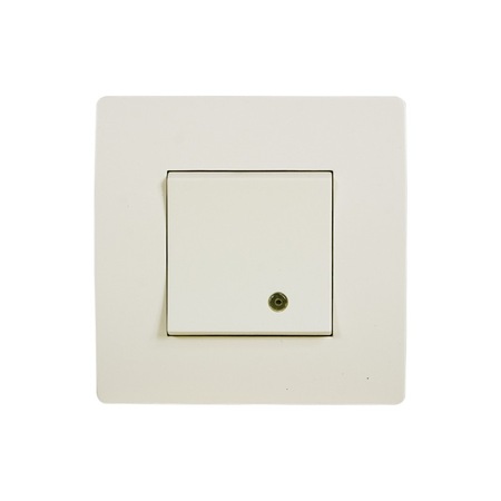 Ключ светещ TG114 единичен сх.1, Elmark, BASIC, Крем - eMAG.bg