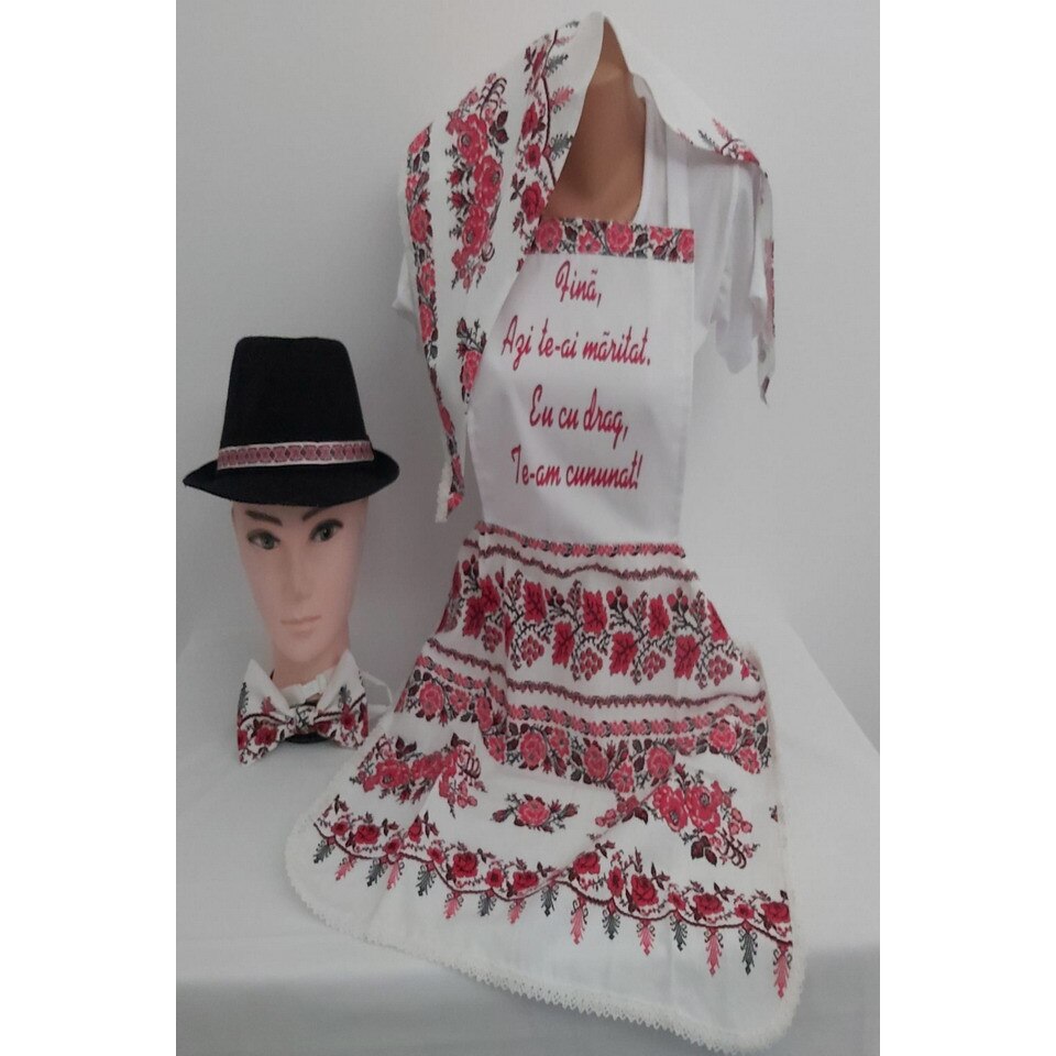 Set Dezgatit Mireasa si Ginere, Self, Rosu - eMAG.ro