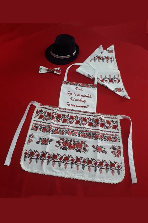 Set Dezgatit Mireasa si Ginere, Self, Rosu - eMAG.ro