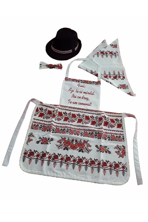 Set Dezgatit Mireasa si Ginere, Self, Rosu - eMAG.ro