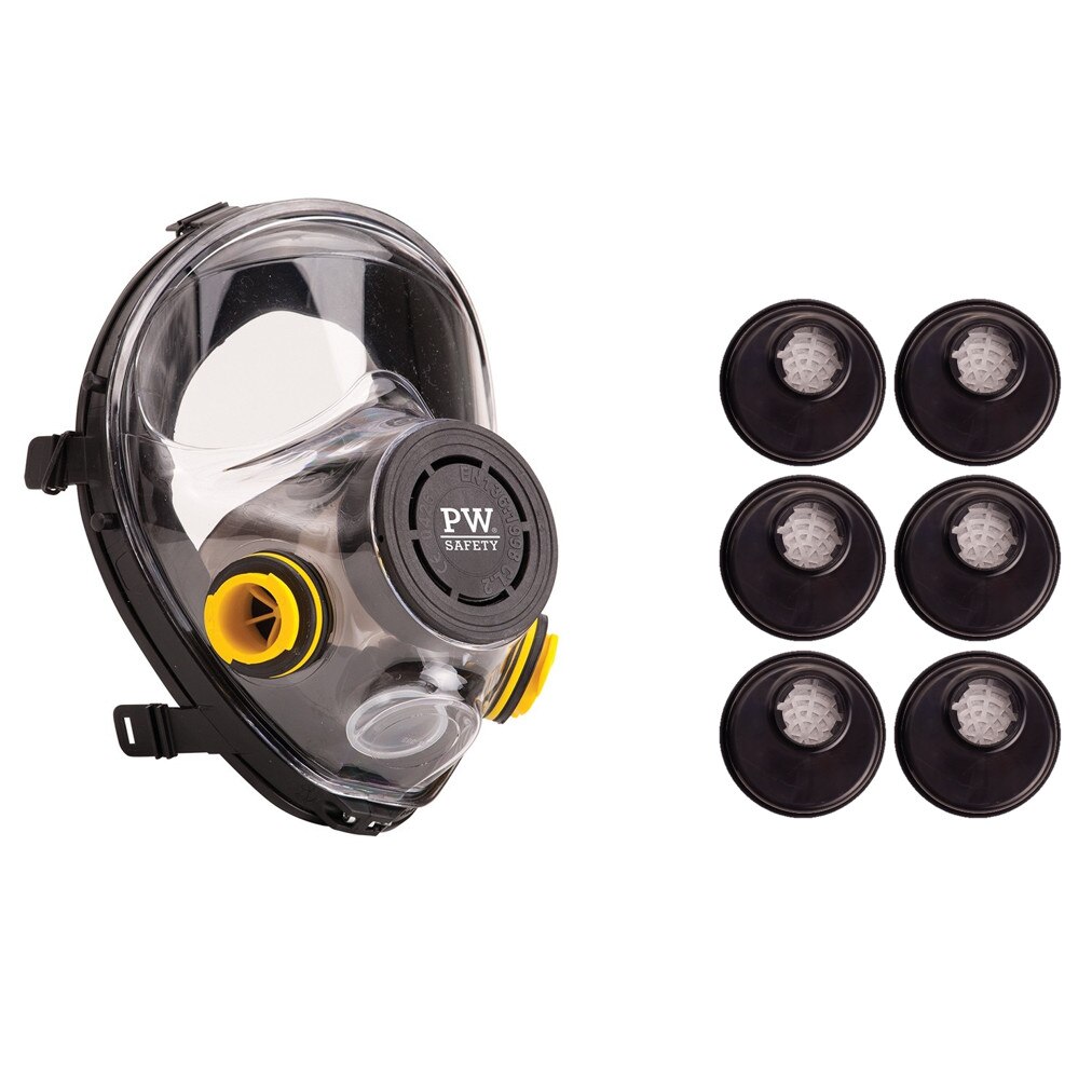 Pachet Masca completa Viena de protectie respiratorie plus set 6 filtre ...