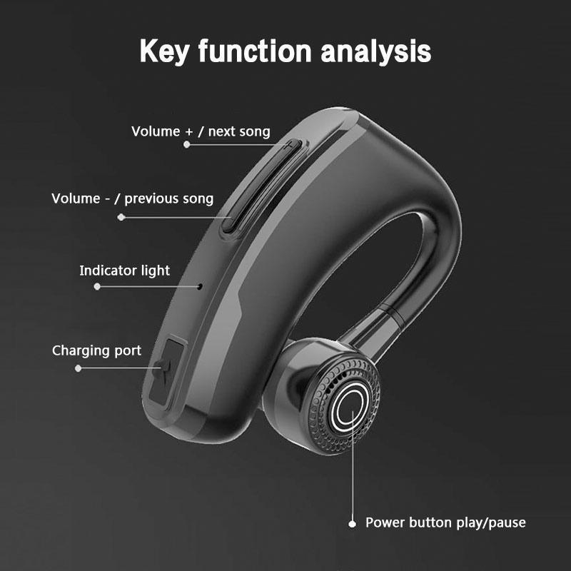 Casca Profesionala Bluetooth V10, Mono, Handsfree, fara fir, Voice ...