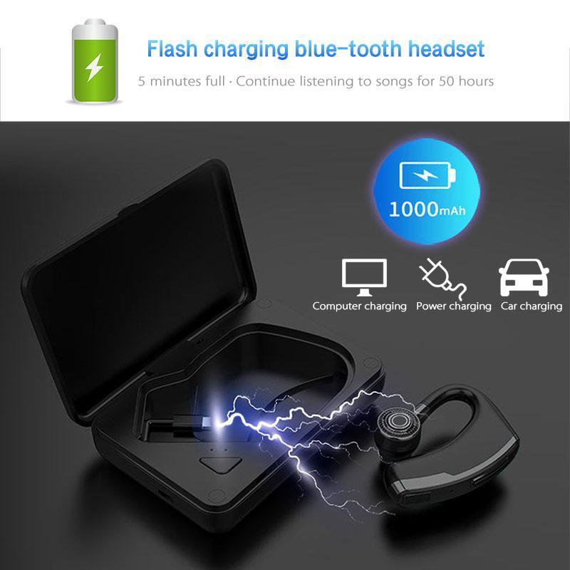 Casca Profesionala Bluetooth V10, Mono, Handsfree, fara fir, Voice ...