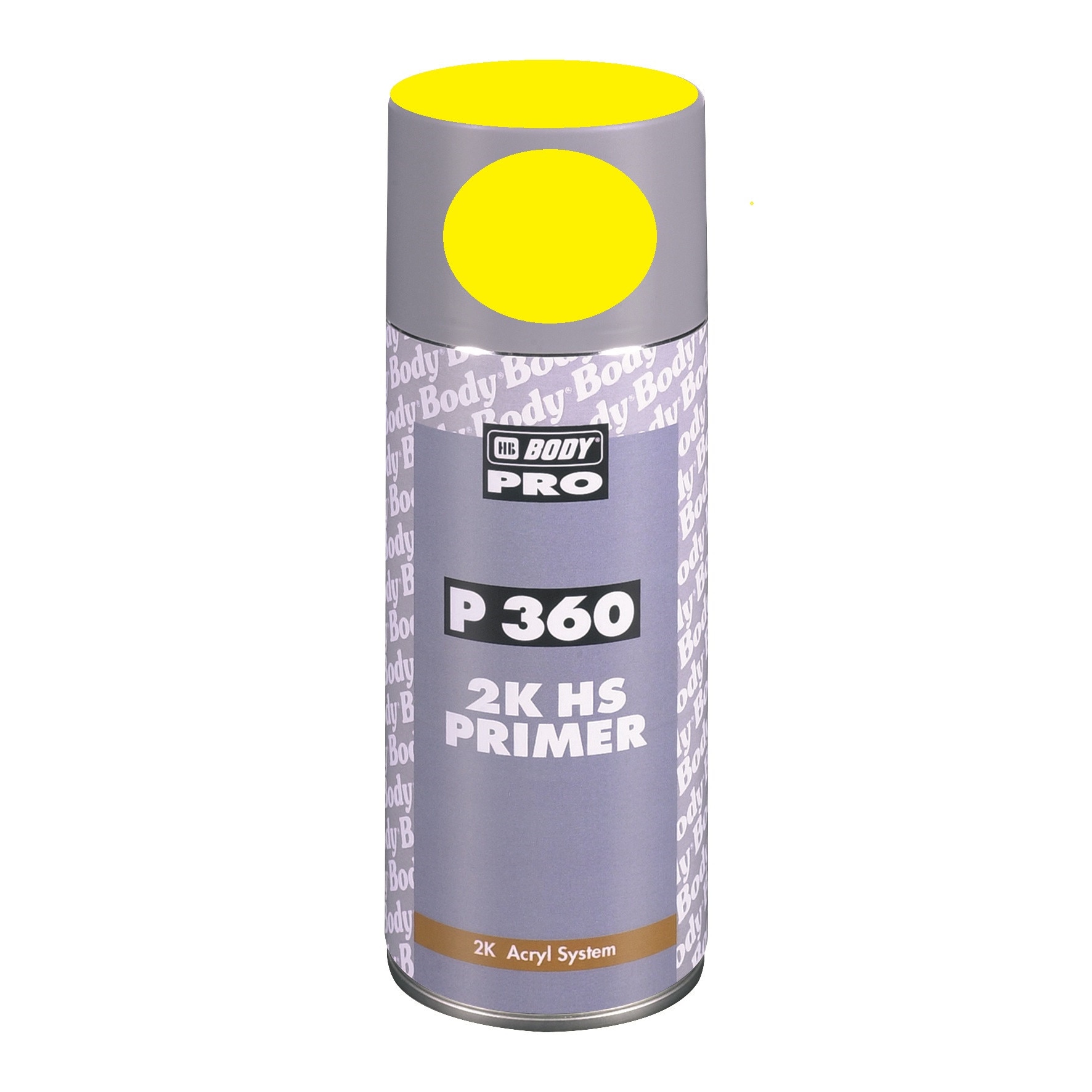 Spray 2k primer 360, HB Body, yellow, 400 ml - eMAG.ro