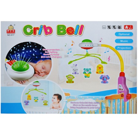 Carusel muzical pt patut bebe, cu proiector - eMAG.ro