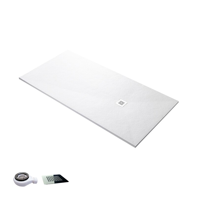 Cadita de dus compozit, Premium Ceramics, Classic 70x140cm Alb - eMAG.ro