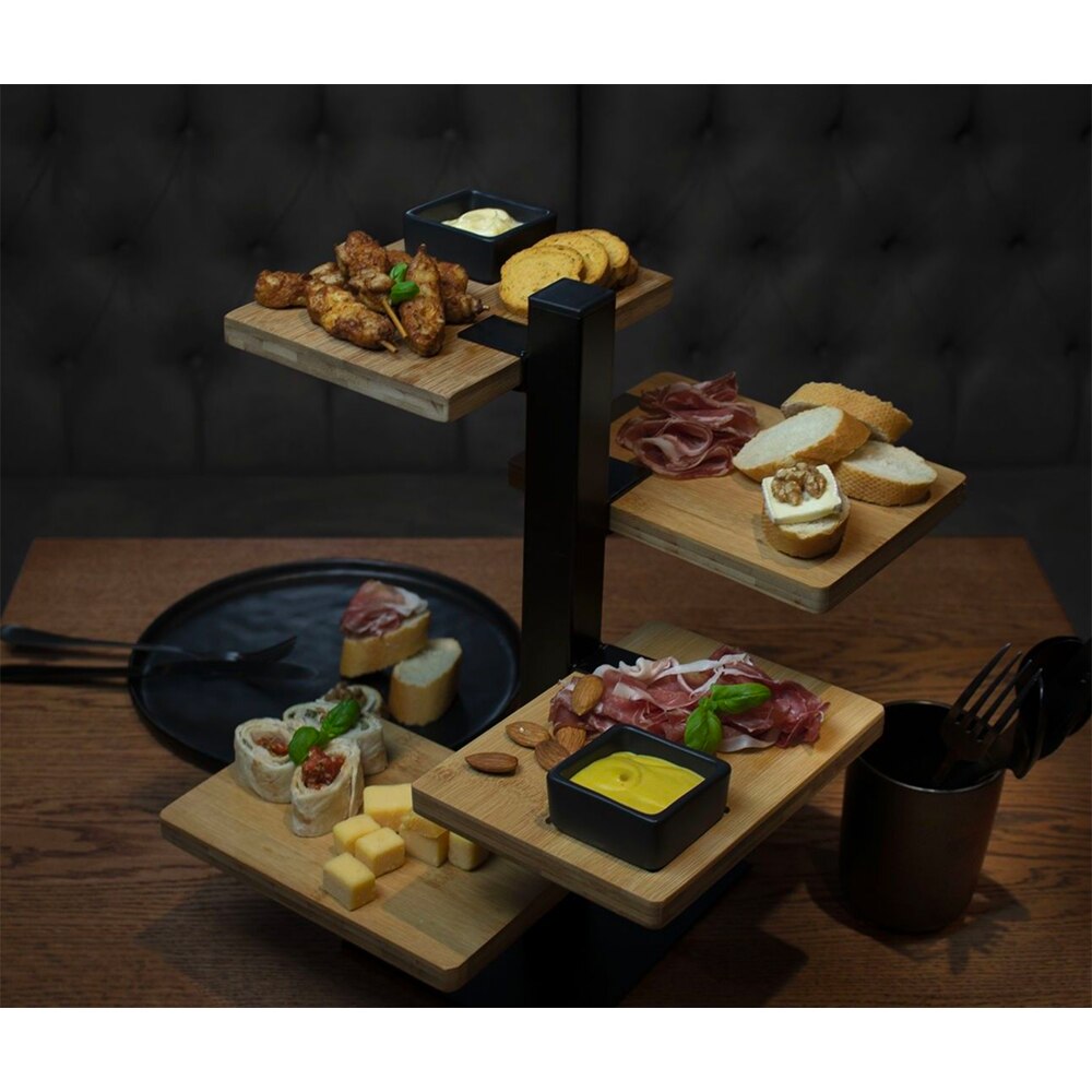 Set etajat pentru servire aperitive si sosuri, Gusta - eMAG.ro