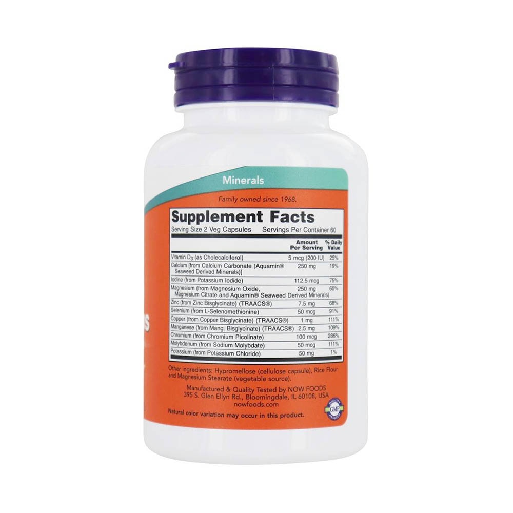 Full Spectrum Minerals (Complex Minerale), Now Foods, 120 capsule - eMAG.ro