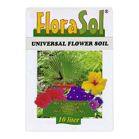 Pamant de flori, FloraSol, 10L - eMAG.ro