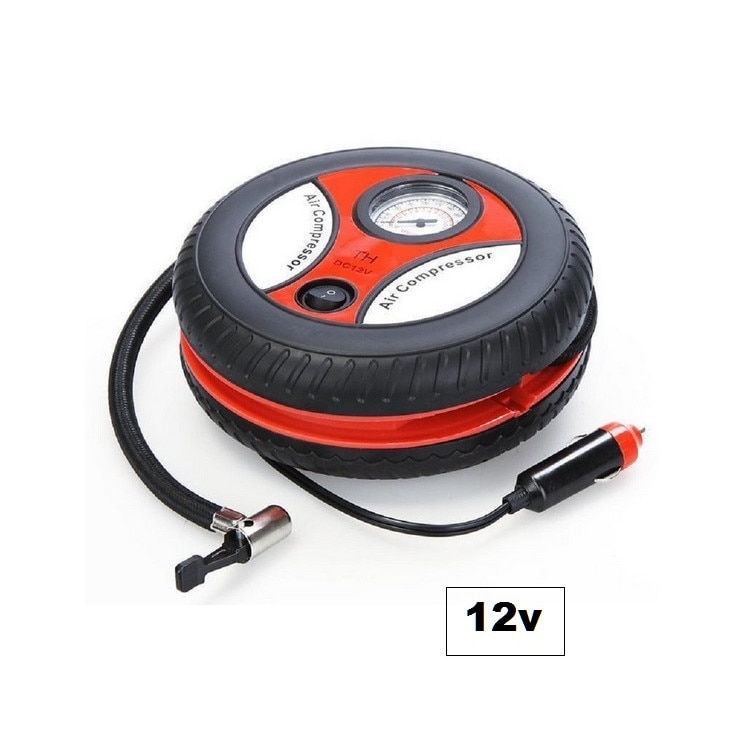 Въздушен компресор 12V за помпане гуми, дюшеци, детски играчки, топки и ...