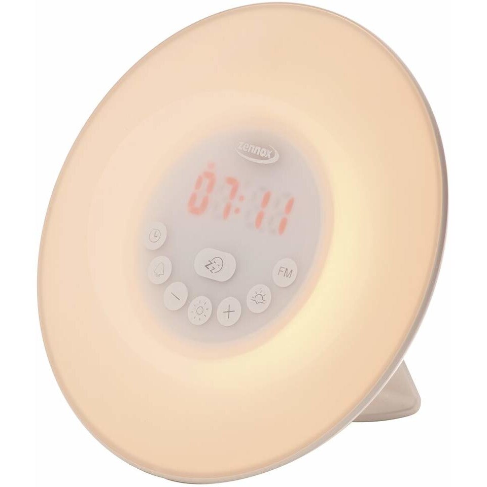 Будилник радио със симулация на изгрев и залез Zennox G1004 - eMAG.bg