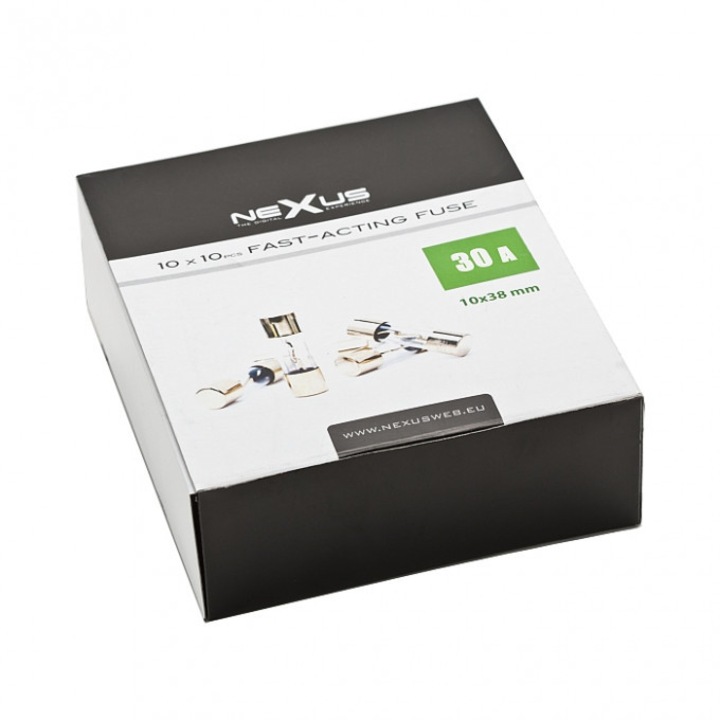 Комплект от 10 автомобилни предпазителя, позлатени Hi-Fi, 10 x 37 mm ...