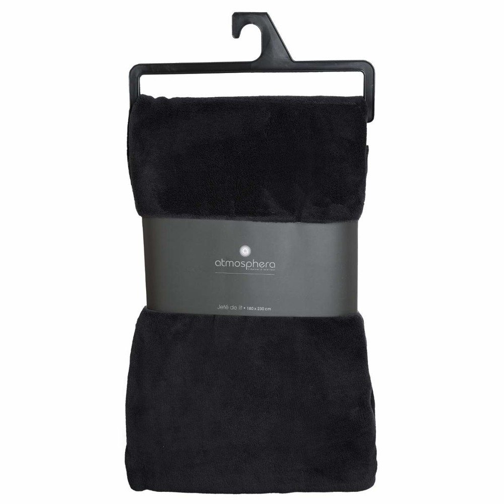 Patura, Lana, Negru, 180 x 230 cm - eMAG.ro