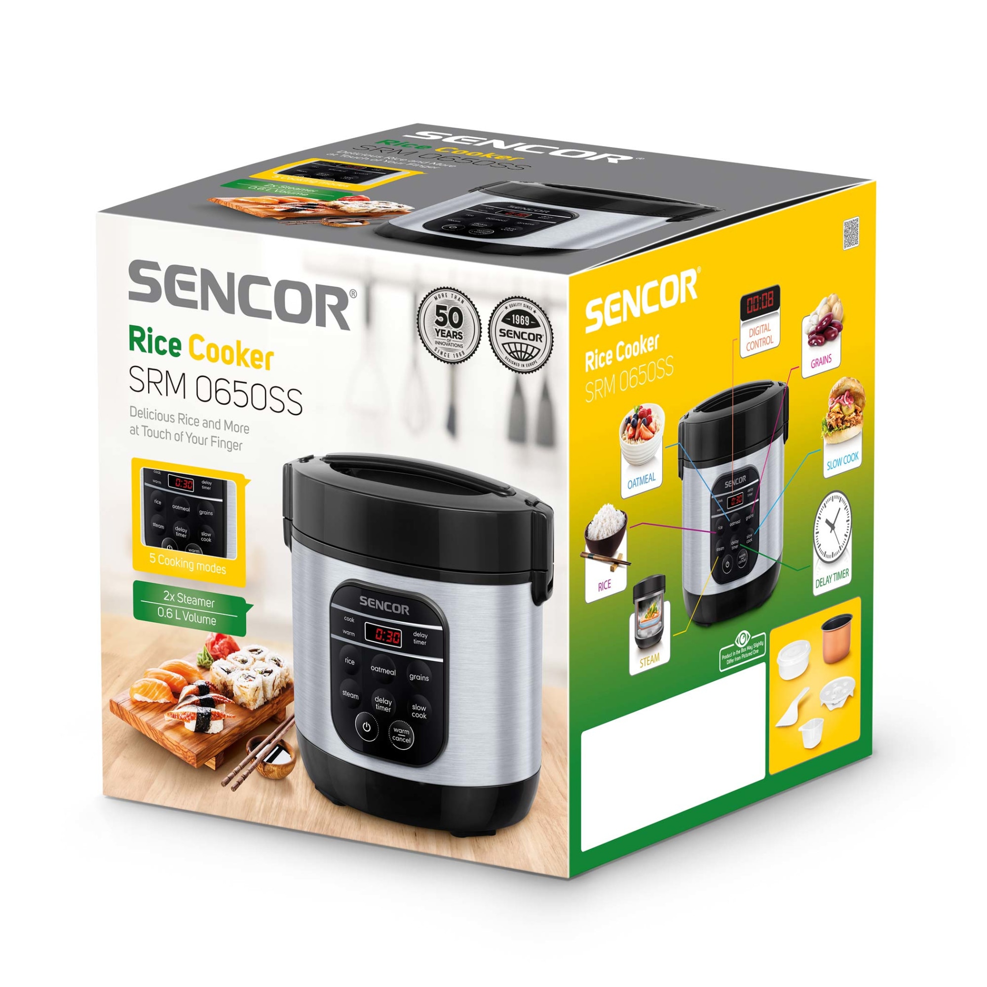 Multicooker, Sencor, Inox, 0.6 l, Argintiu - eMAG.ro