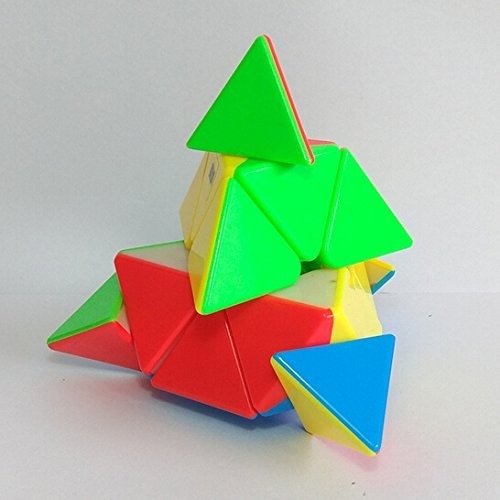 Cub rubik profesional prisma full culori, magic cu viteza extrema, + 3 ...