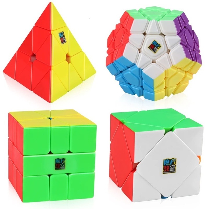 Комплект от 4 кубчета на Рубик - MoYu Meilong Pyraminx Square 1 ...