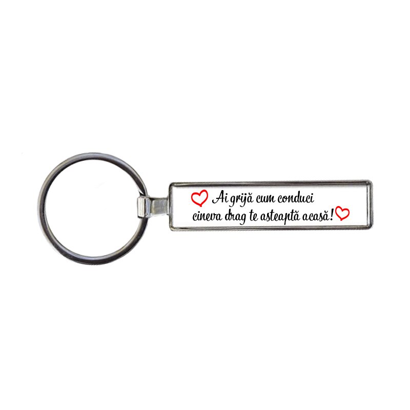 Breloc metalic personalizat numar auto, Hyundai, argintiu, Pop Radu ...