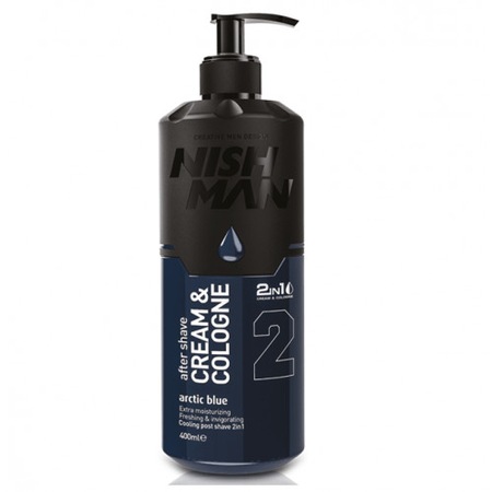 After Shave Lotiune Barbati, Nishman, 02 Arctic Blue, 400 ml - eMAG.ro