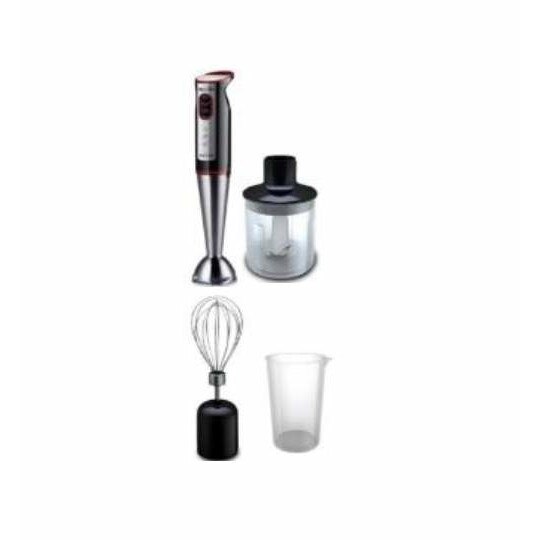 Blender Profesional 4 In 1, 1000 W, Lame din Otel Inoxidabil, Cana Gradata 0,7 L, Maner ...