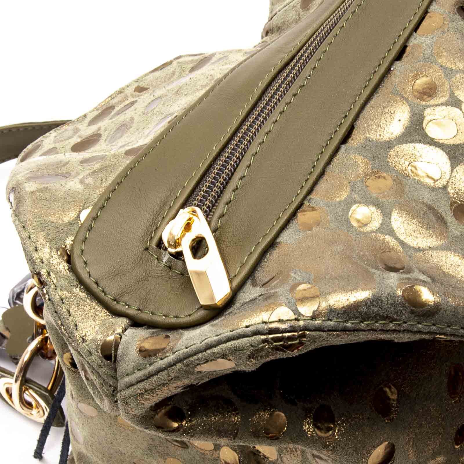 Poseta dama, 236 floral 2 olive - eMAG.ro