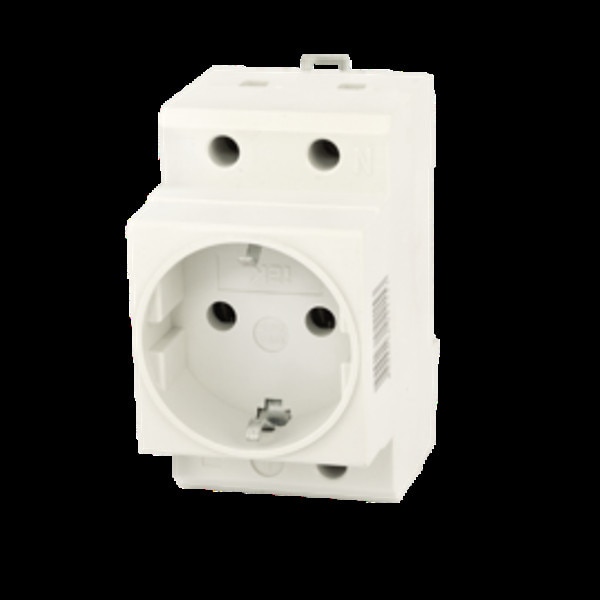 Priza Shuko Pe Sina 16A, 250V, culoare alba - eMAG.ro