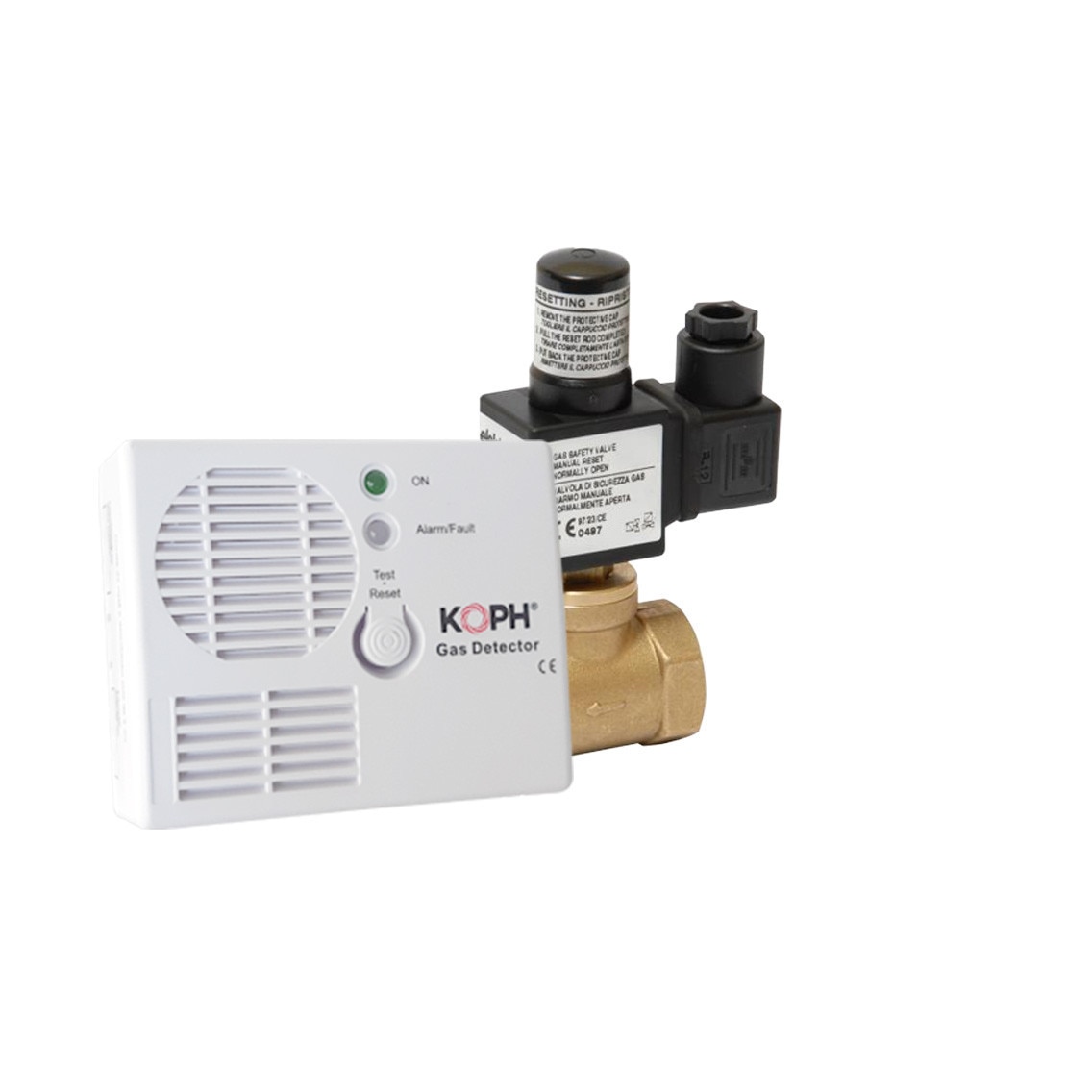Detector gaz metan + electrovalva, KOPH - eMAG.ro