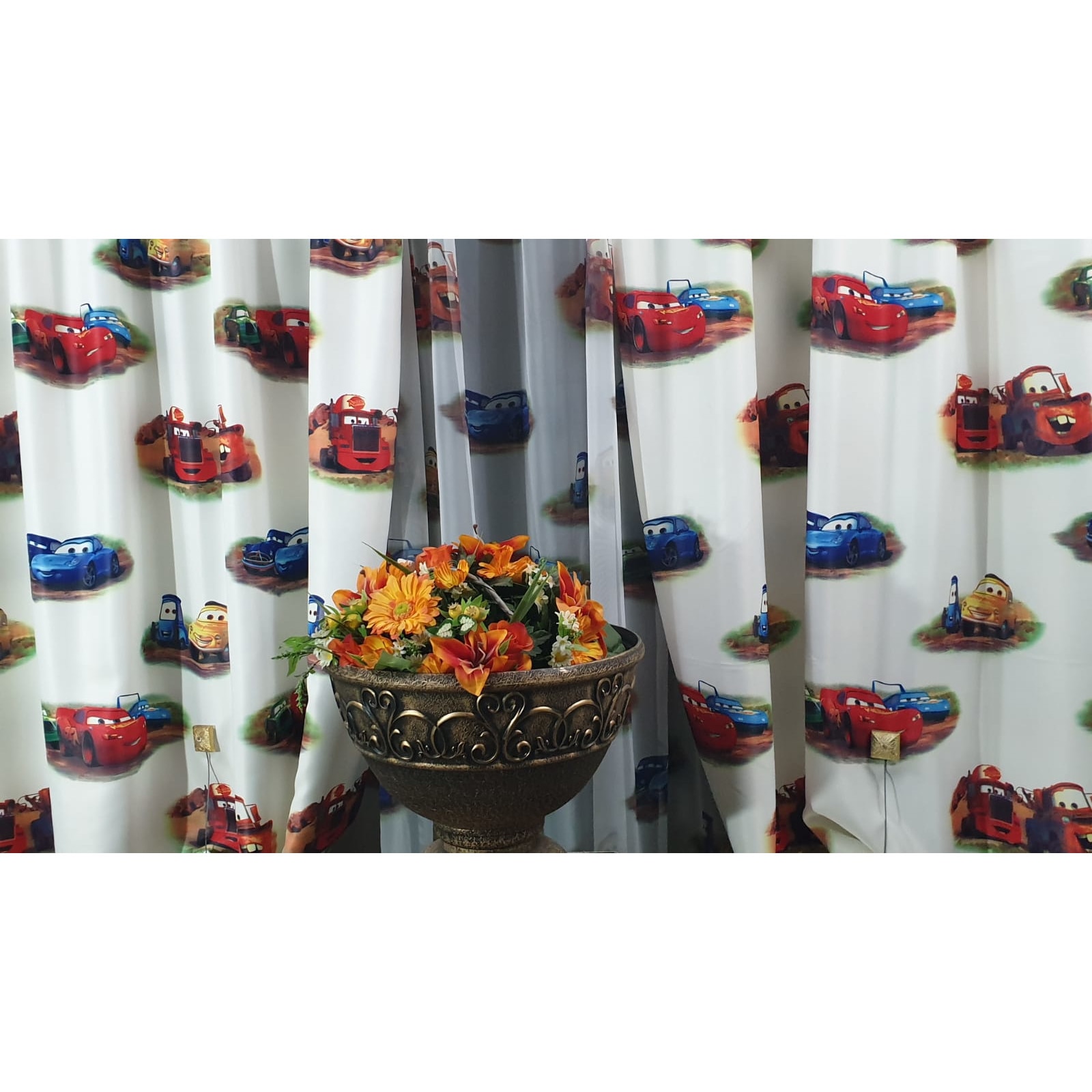 Set 2 draperii cu perdea MASTEL pentru copii 2x140x245cm 1x400x245cm ...