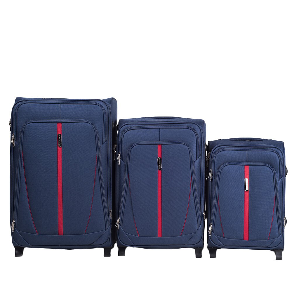 Set Trolere, Extensibile, WINGS, BUZZARD, 2 Roti, 3 Piese, Bleumarin ...