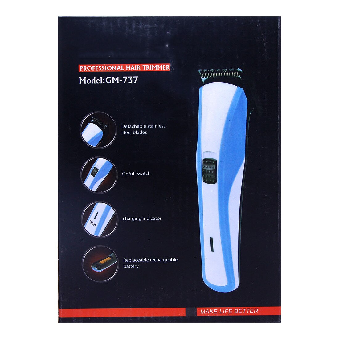 Masina de tuns barba si contur,trimmer profesional reincarcabil,putere ...