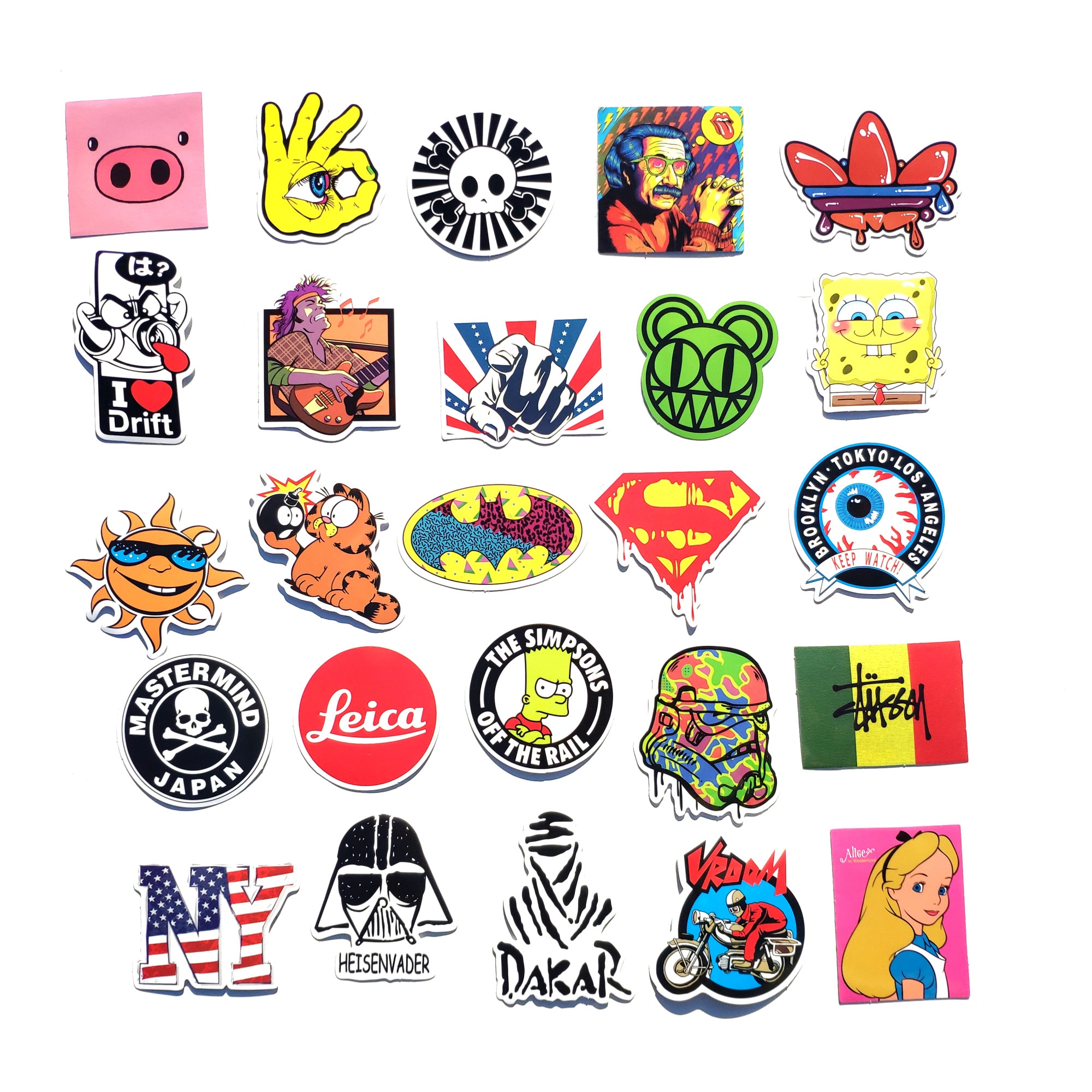 Комплект стикери / Стикери 50 броя Водоустойчиви "I Love Drift" - eMAG.bg