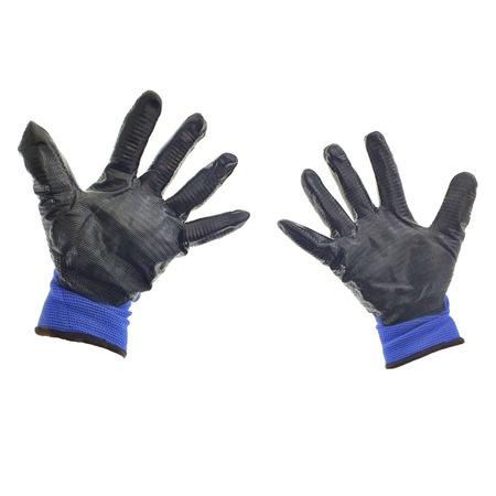 Manusi de protectie, material textil si poliuretan, cu manson elastic ...