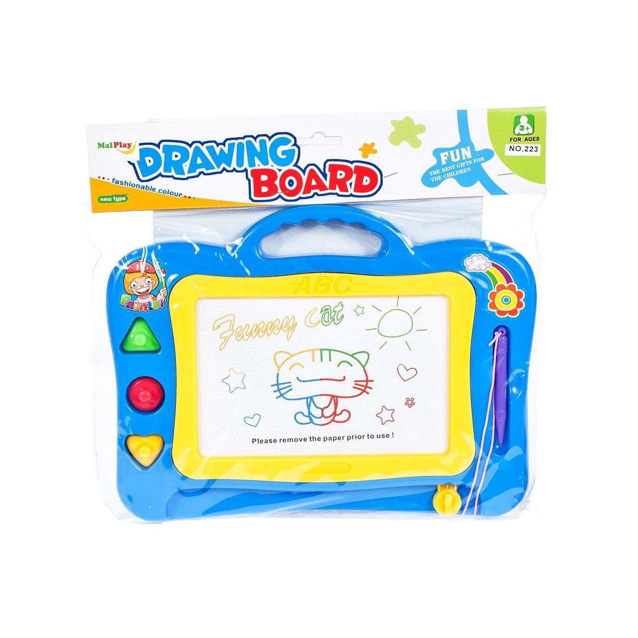 Tabla magnetica pentru colorat, Malplay 105874 - eMAG.ro