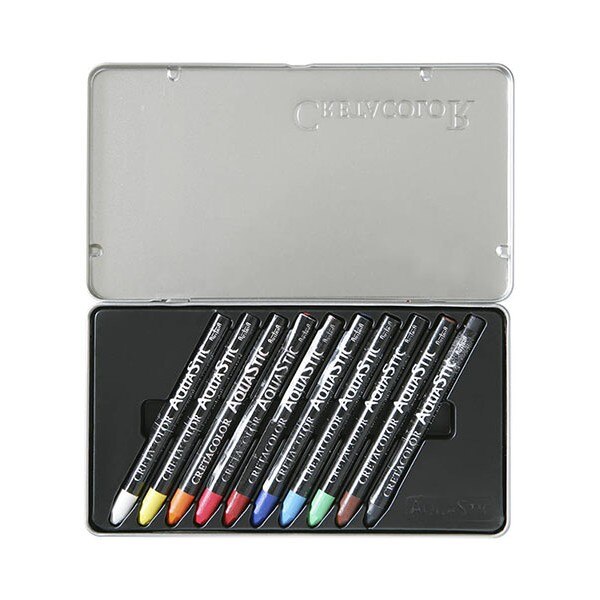 Set 10 pasteluri acuarelabile Aqua Stic Cretacolor - eMAG.ro