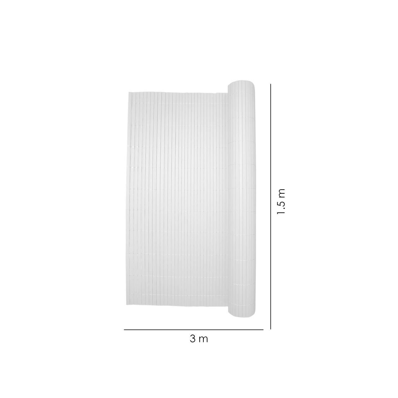 Paravan pentru balcon, terasa, stil bambus, 3x1.5 m, MCT Garden 3362 ...